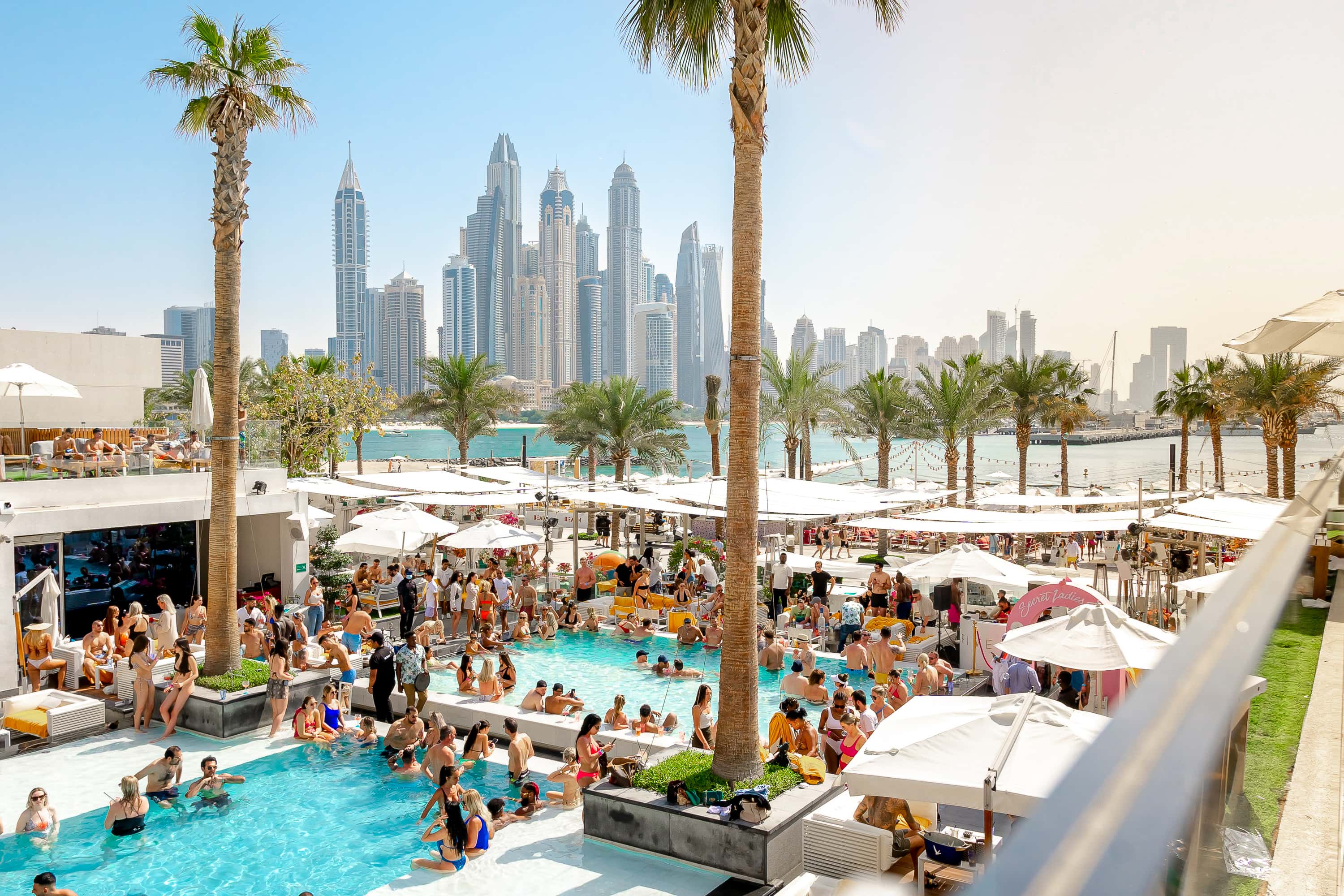 The Social Pool at FIVE Palm Jumeirah | Pool Party in Dubai