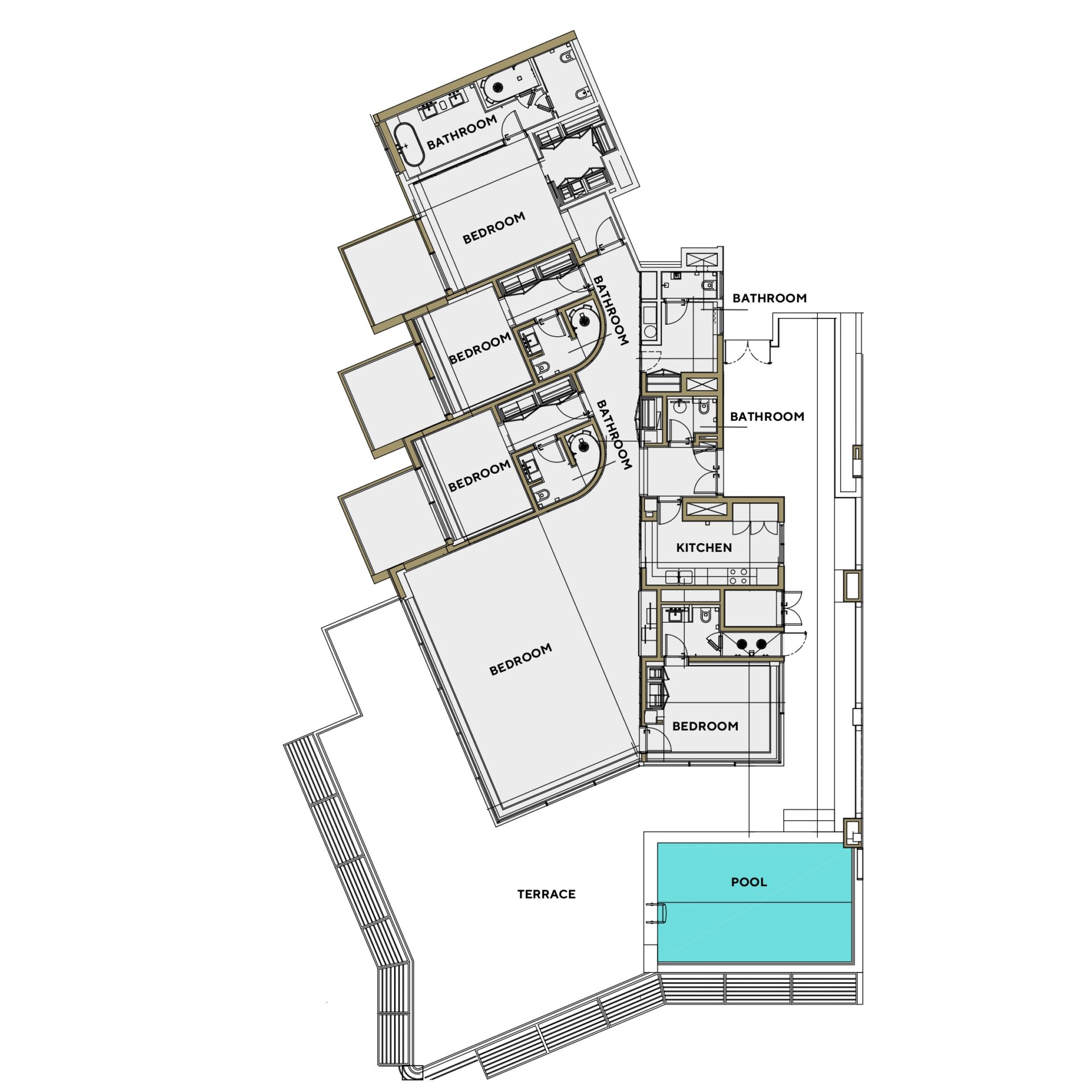 4 BED | Come Play Penthouse w/Pool - FIVE Palm Jumeirah